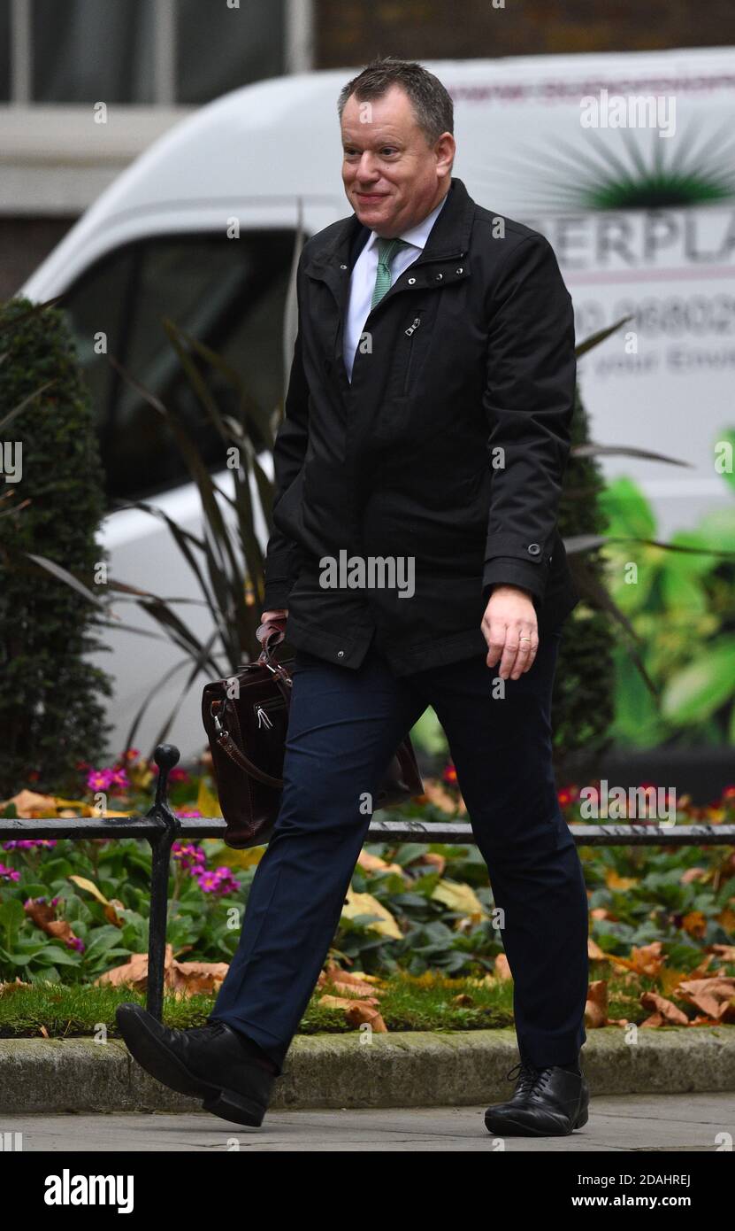 UK's chief Brexit negotiator, Lord David Frost arrives in Downing ...