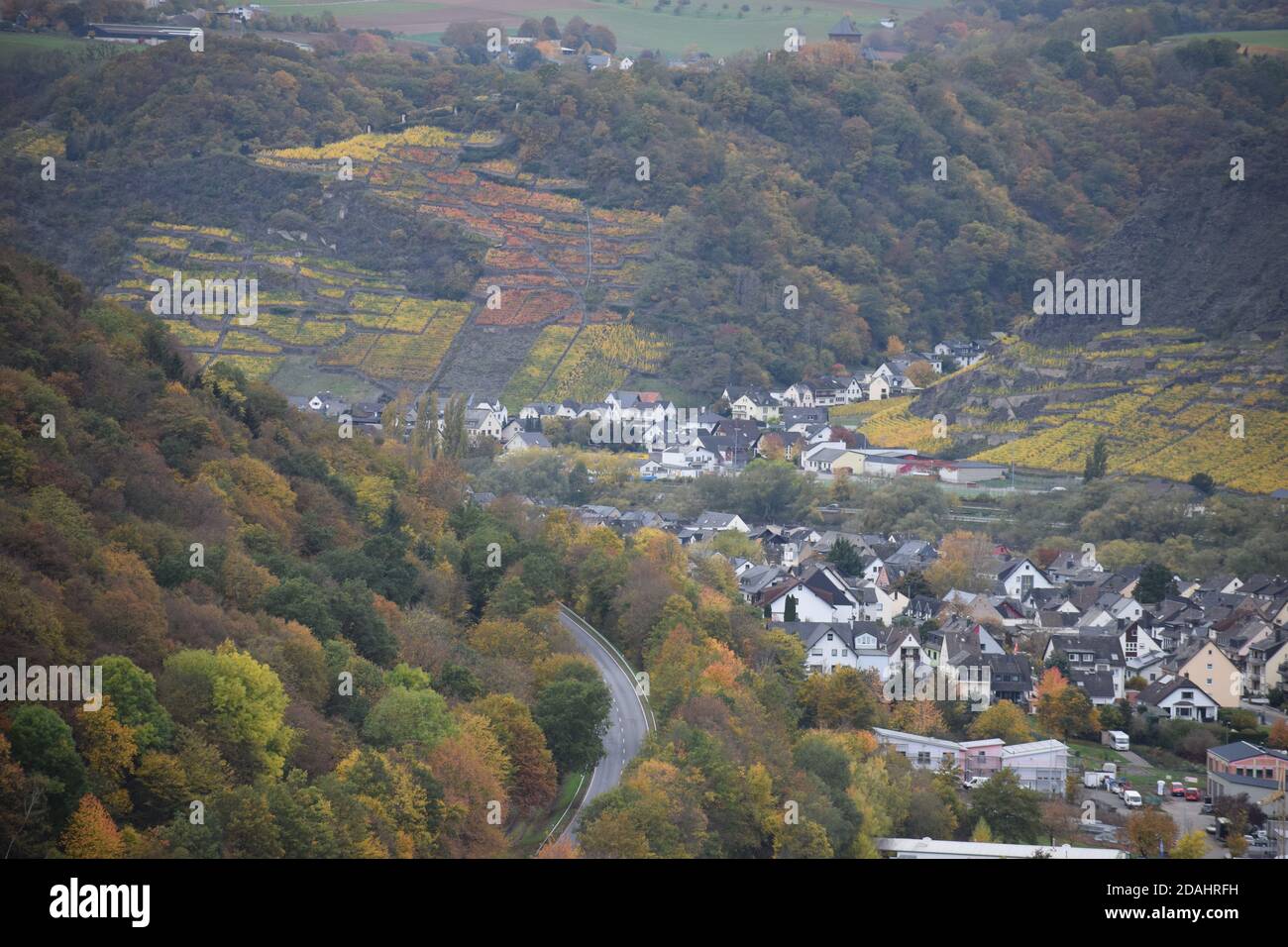 view into Mosel valley from Blumslay to Dieblich Stock Photo - Alamy