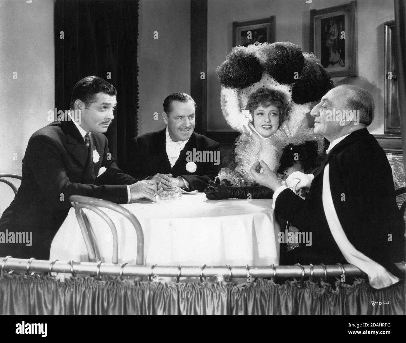 CLARK GABLE JACK HOLT JEANETTE MacDONALD and WILLIAM RICCIARDI in SAN ...