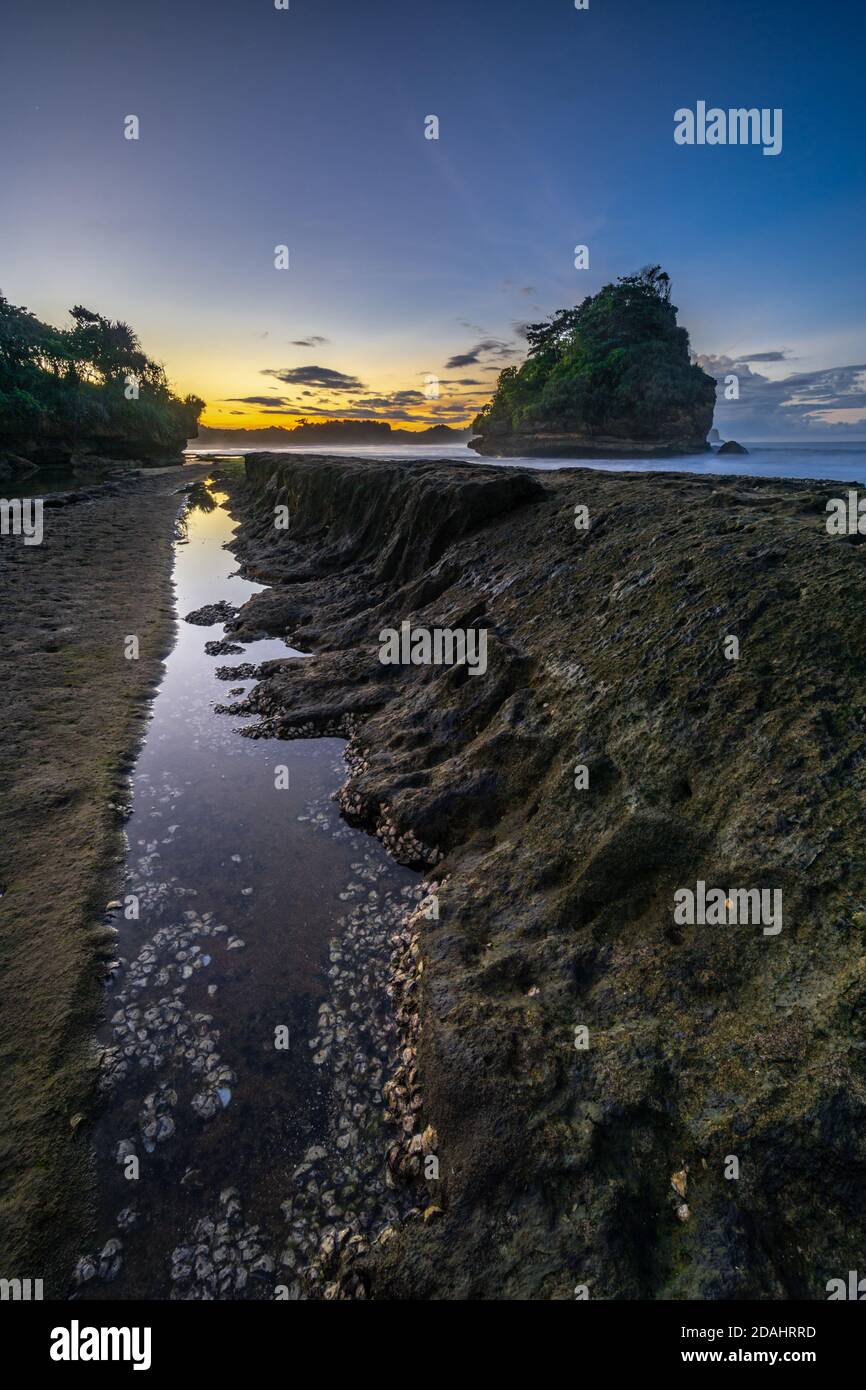 Beach in Malang Indonesia Stock Photo - Alamy