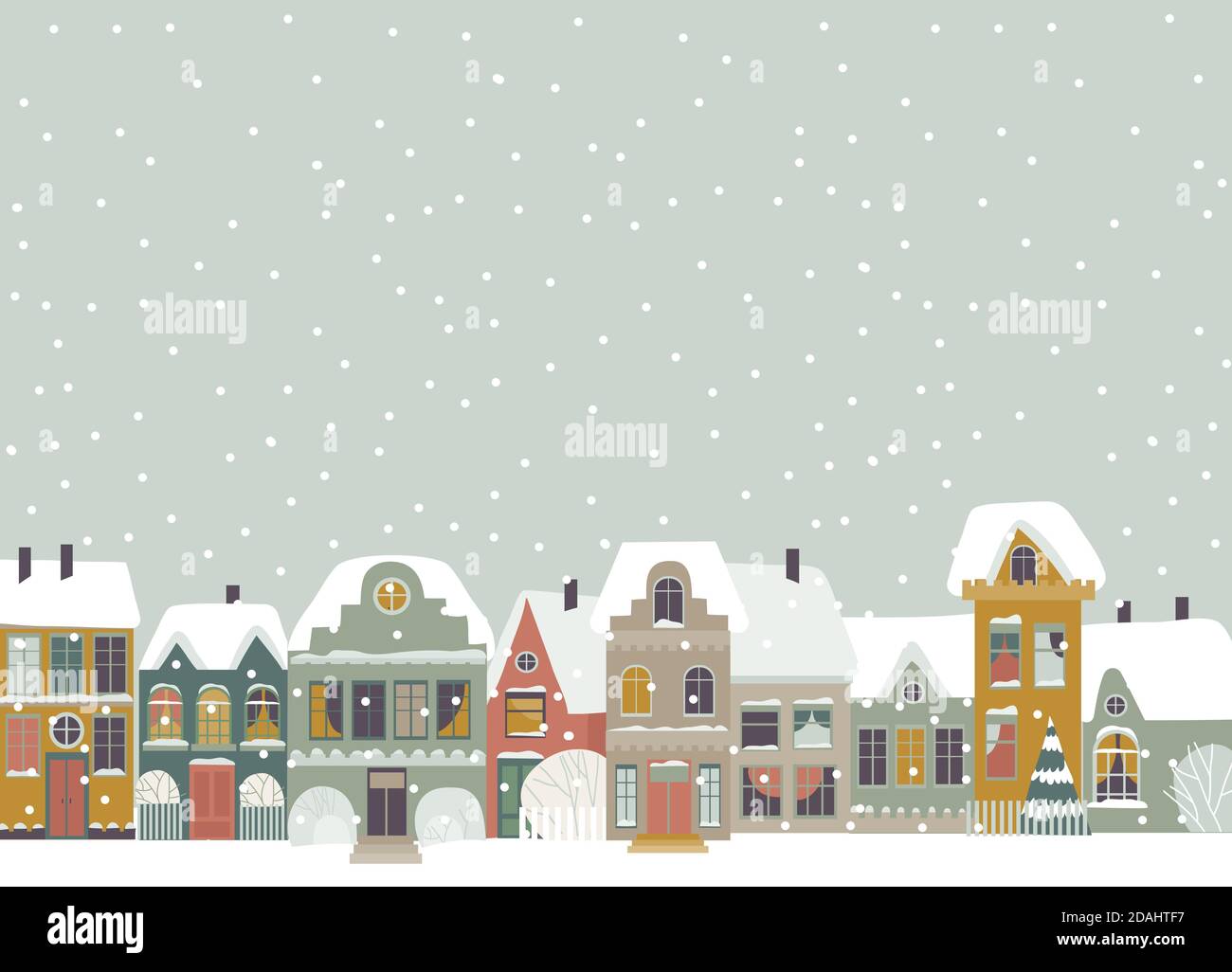 Urban scene in square Stock Vector Images - Alamy