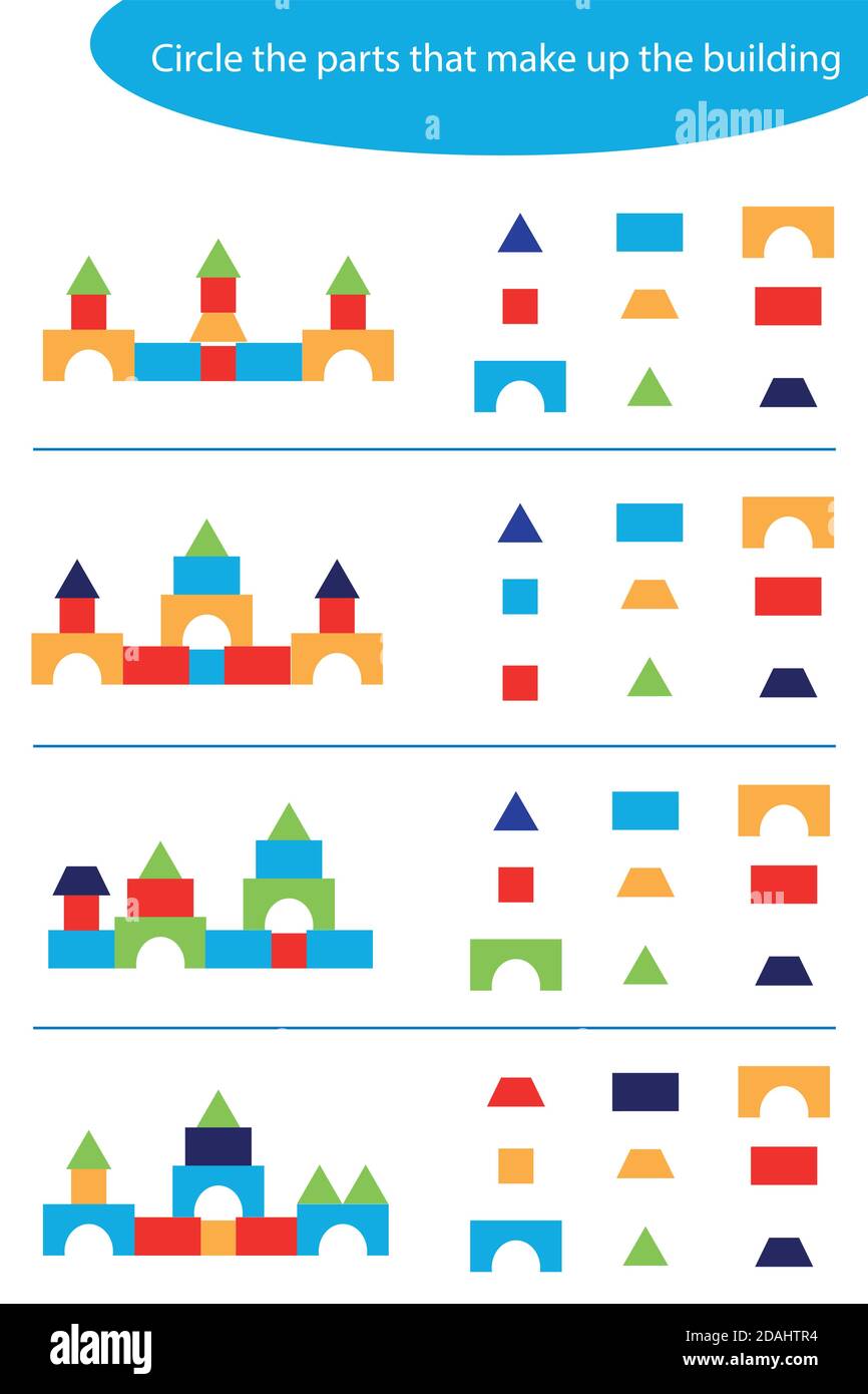 Geometric buildings Stock Vector Images - Alamy