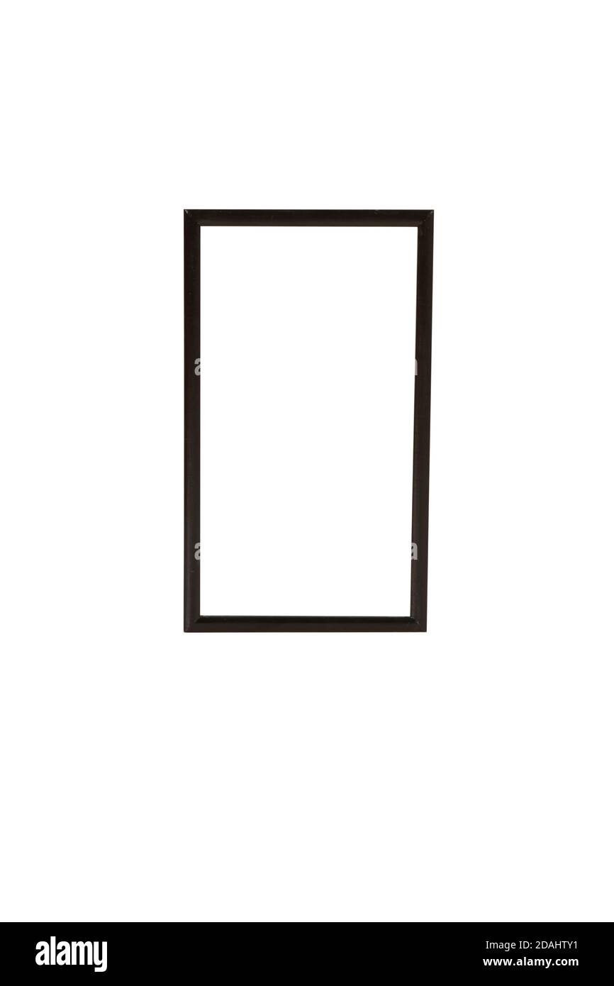 Vertical rectangular frame isolated on a white background Stock Photo ...