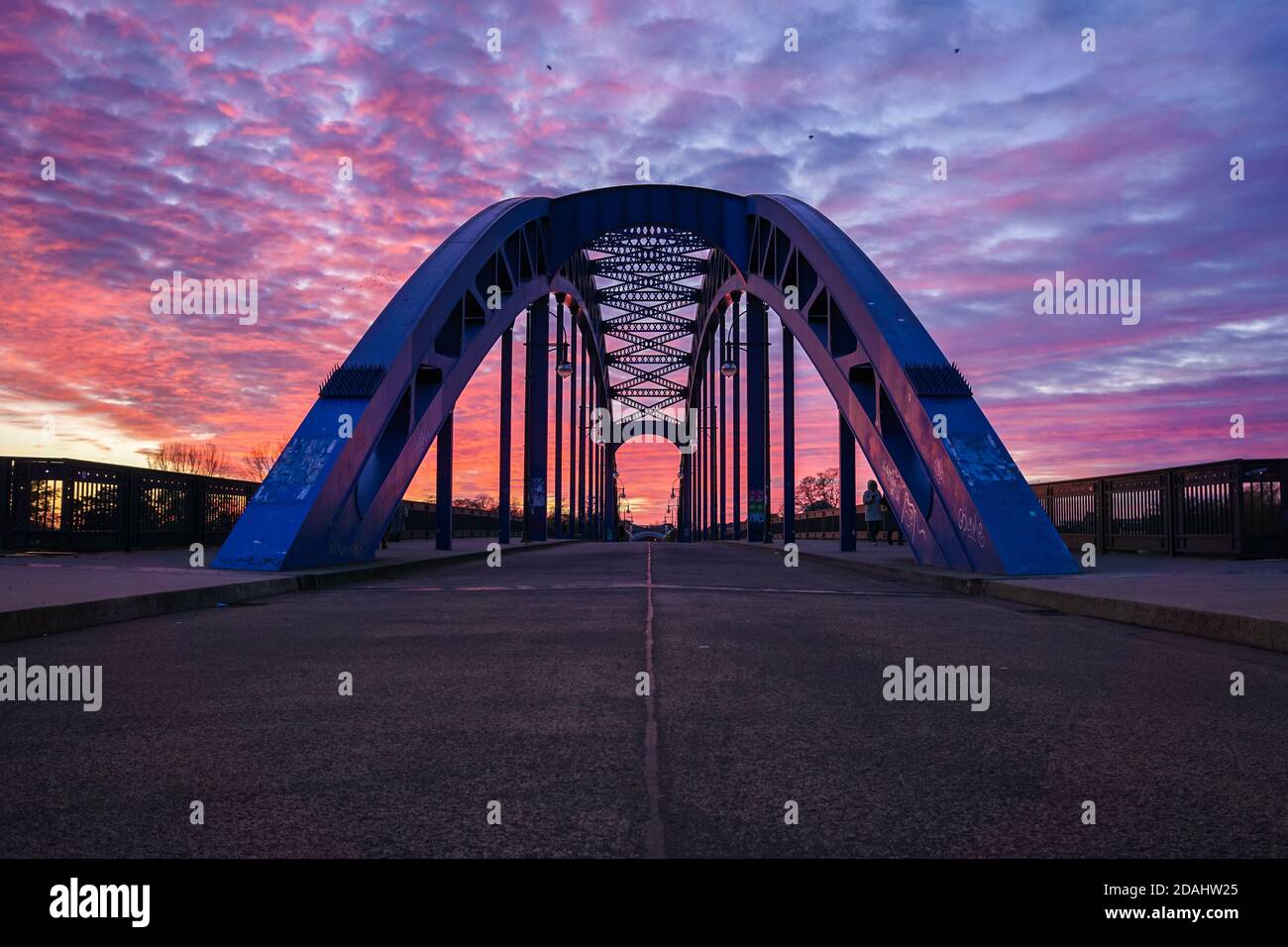 The Starbridge (called Sternbrücke) in Magdeburg, Germany Stock Photo ...