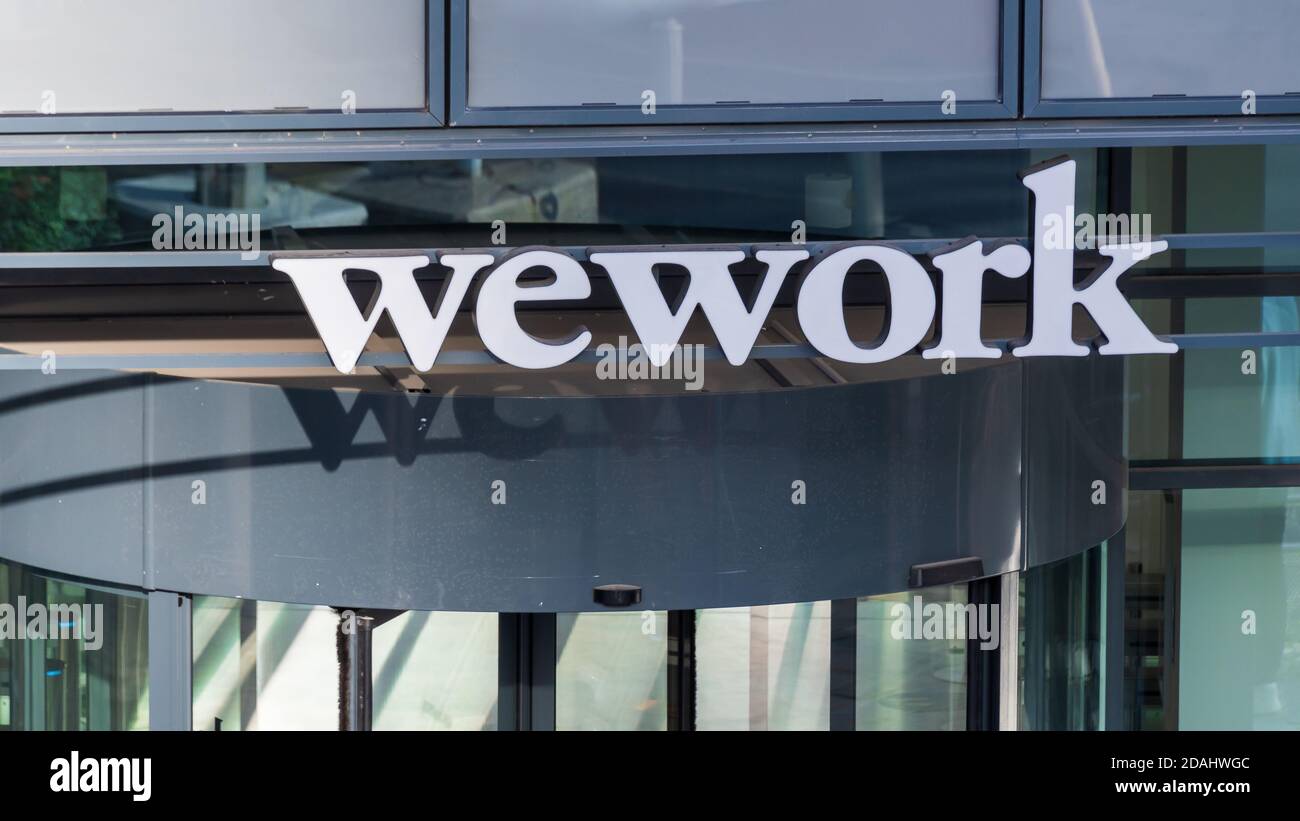 Wework logo hi-res stock photography and images - Alamy