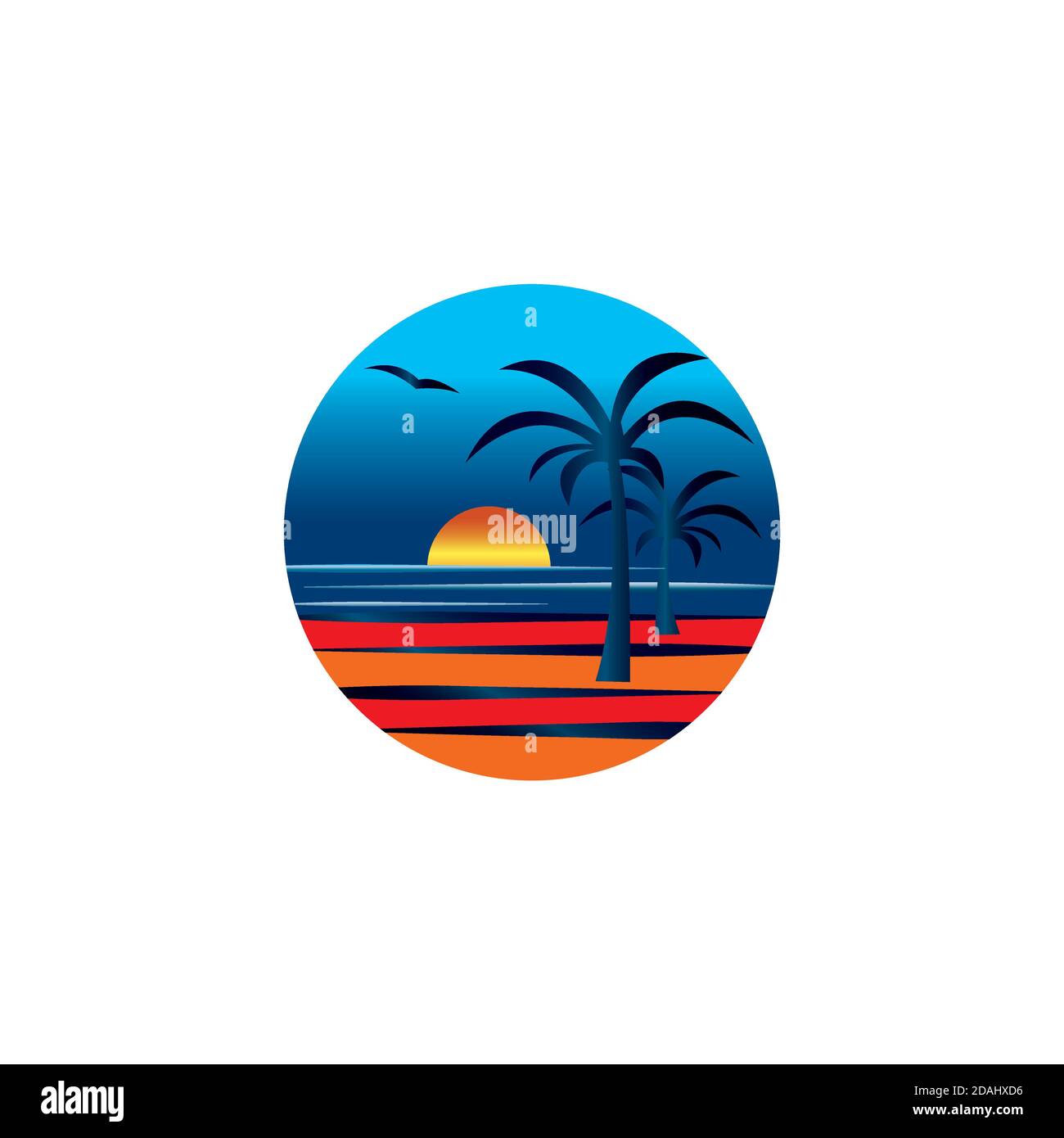 Palms vector vectors Cut Out Stock Images & Pictures - Alamy