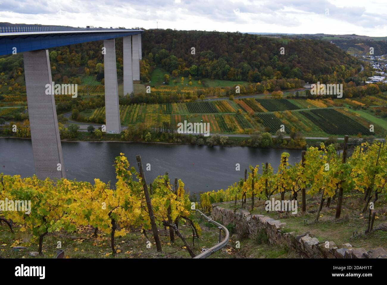 Autobahn bridge of the A61, Moseltalbrücke Stock Photo - Alamy
