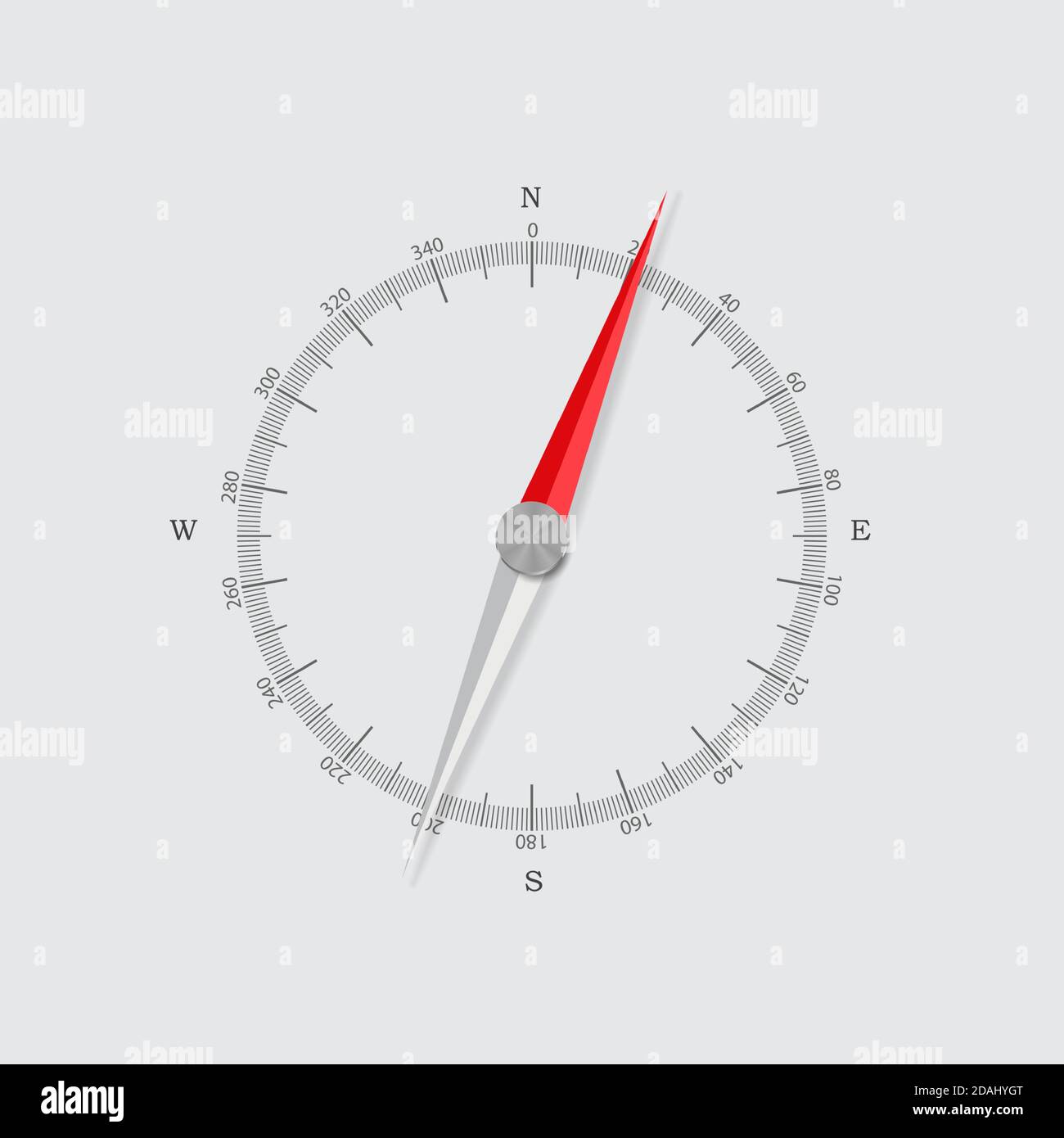 Compass direction icon for web design isolated on white background ...