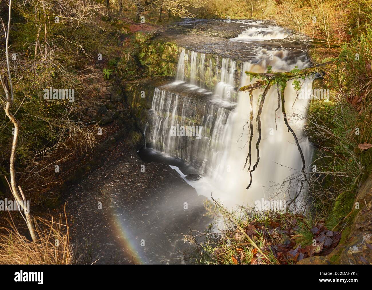 The four falls walk wales hi-res stock photography and images - Alamy