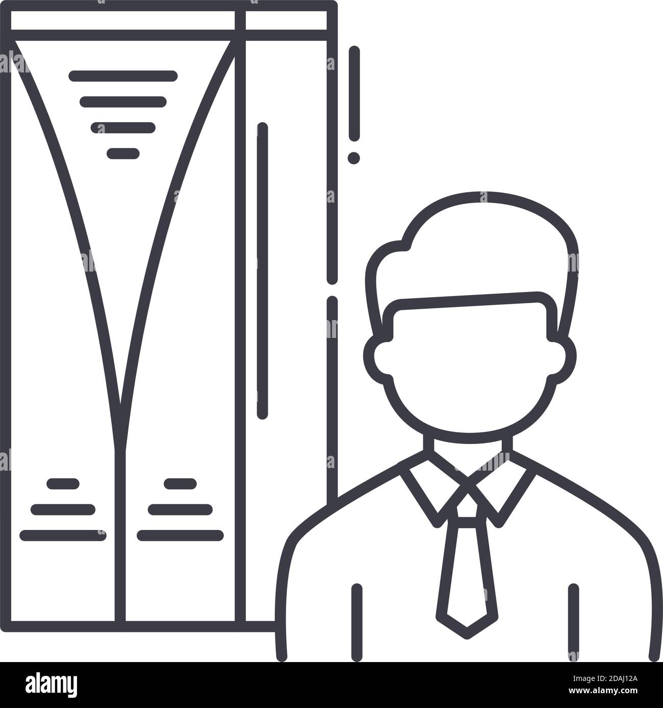 Stock market agent icon vector hi-res stock photography and images - Alamy