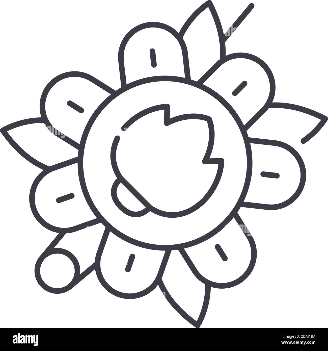 Brooch concept icon, linear isolated illustration, thin line vector ...