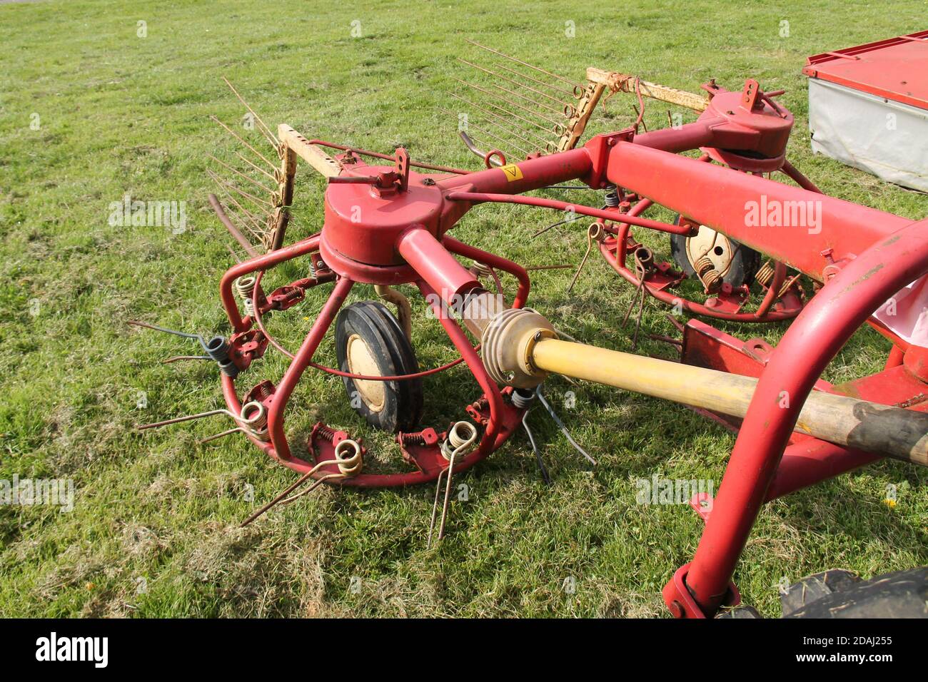A Vintage Farm Tractor Trailer Forage Harvester Stock Photo - Alamy