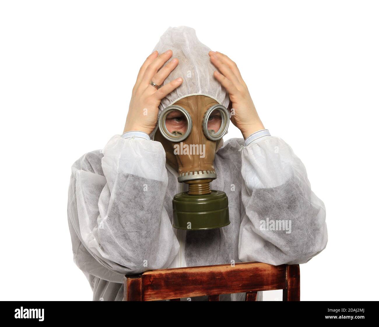 Man wearing gas mask work hi-res stock photography and images - Alamy