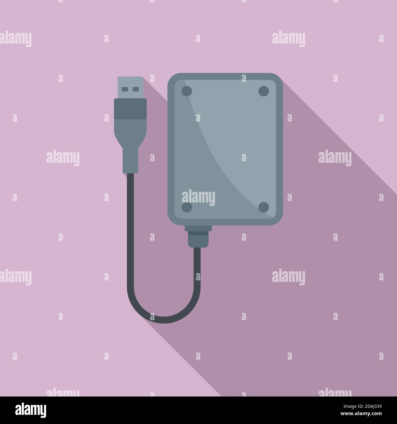 Storage portable disk icon, flat style Stock Vector Image & Art - Alamy