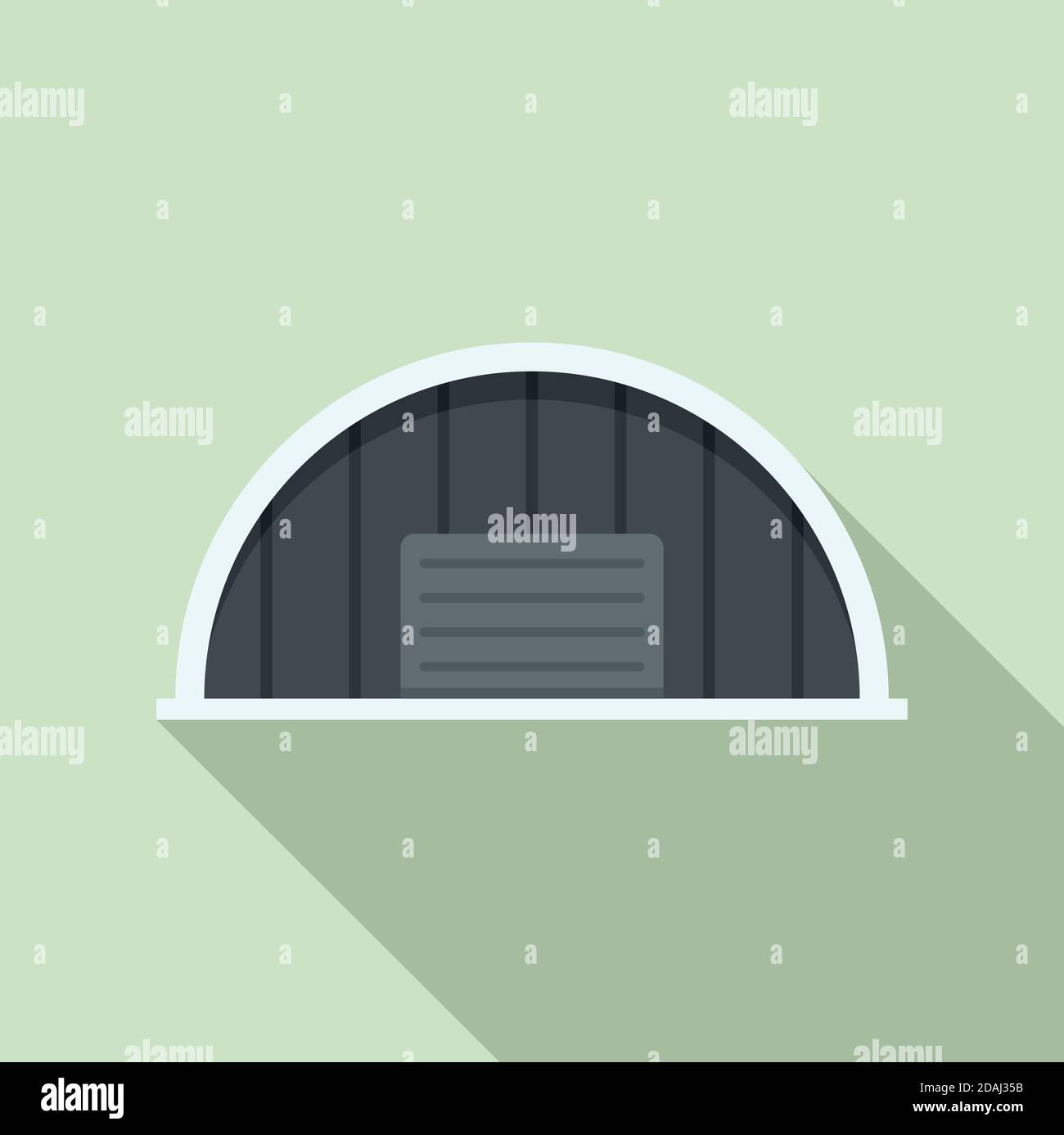Storage hangar icon, flat style Stock Vector Image & Art - Alamy