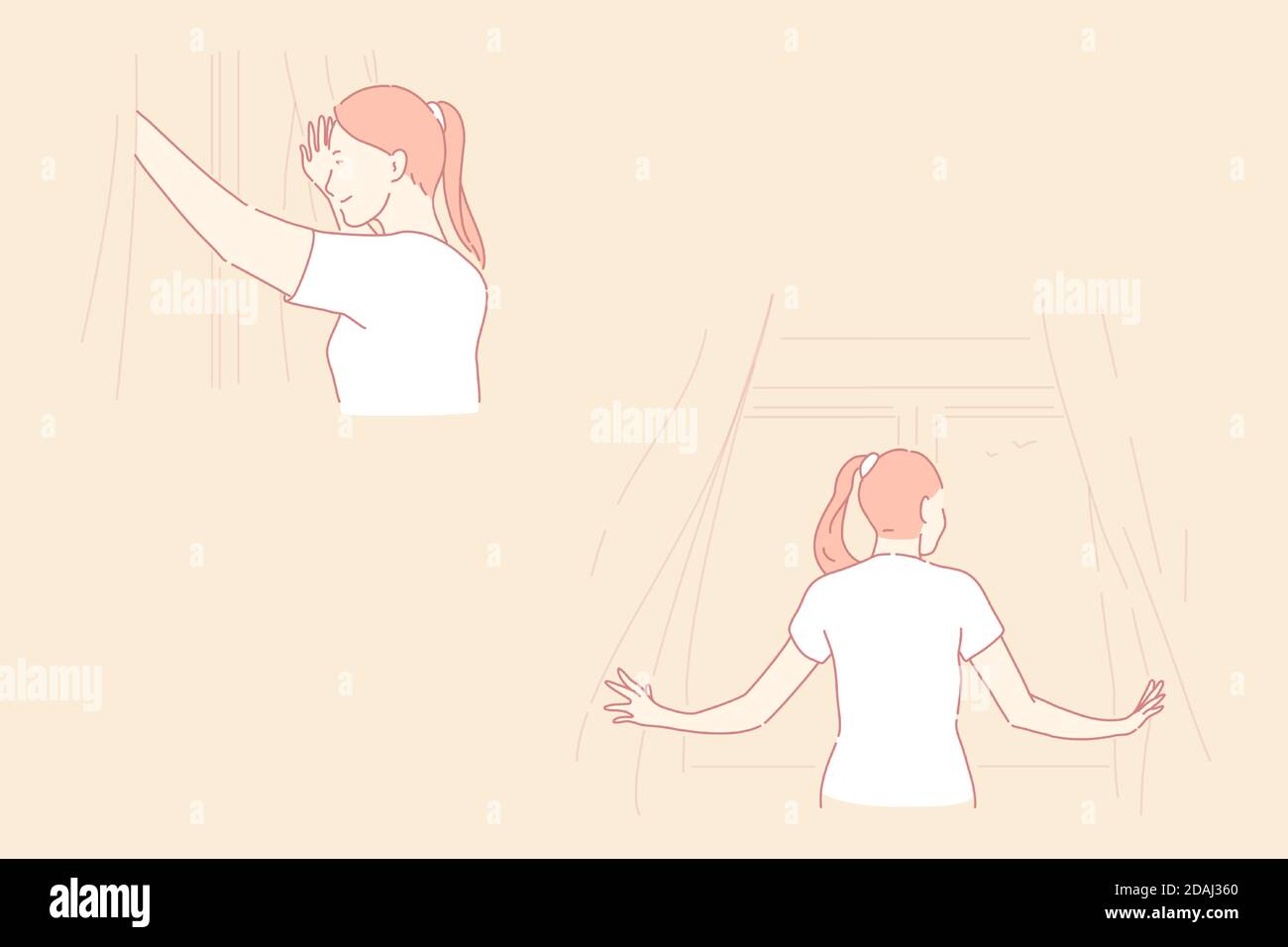 Daylight opening Stock Vector Images - Alamy