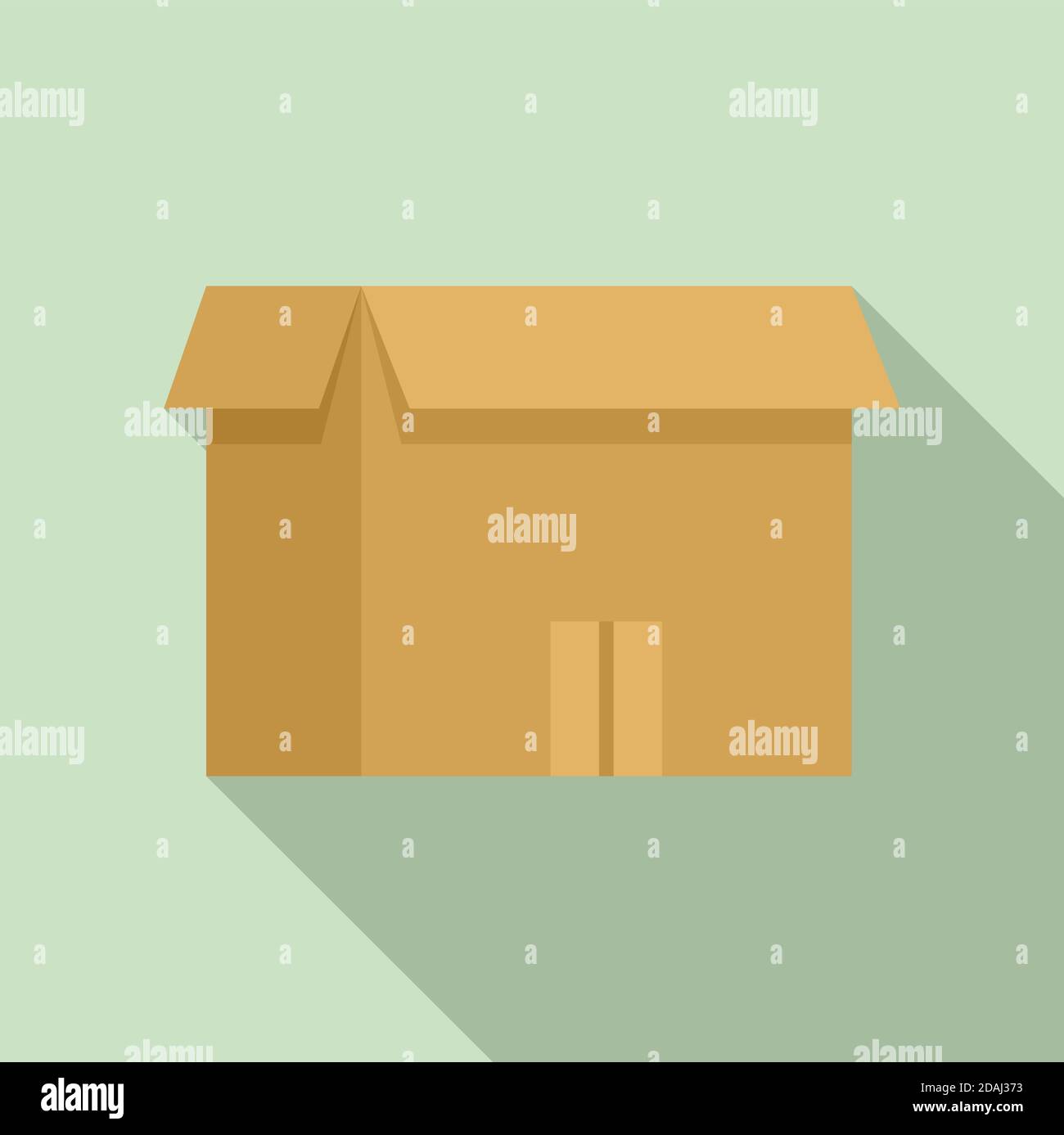Storage objects box icon, flat style Stock Vector Image & Art - Alamy