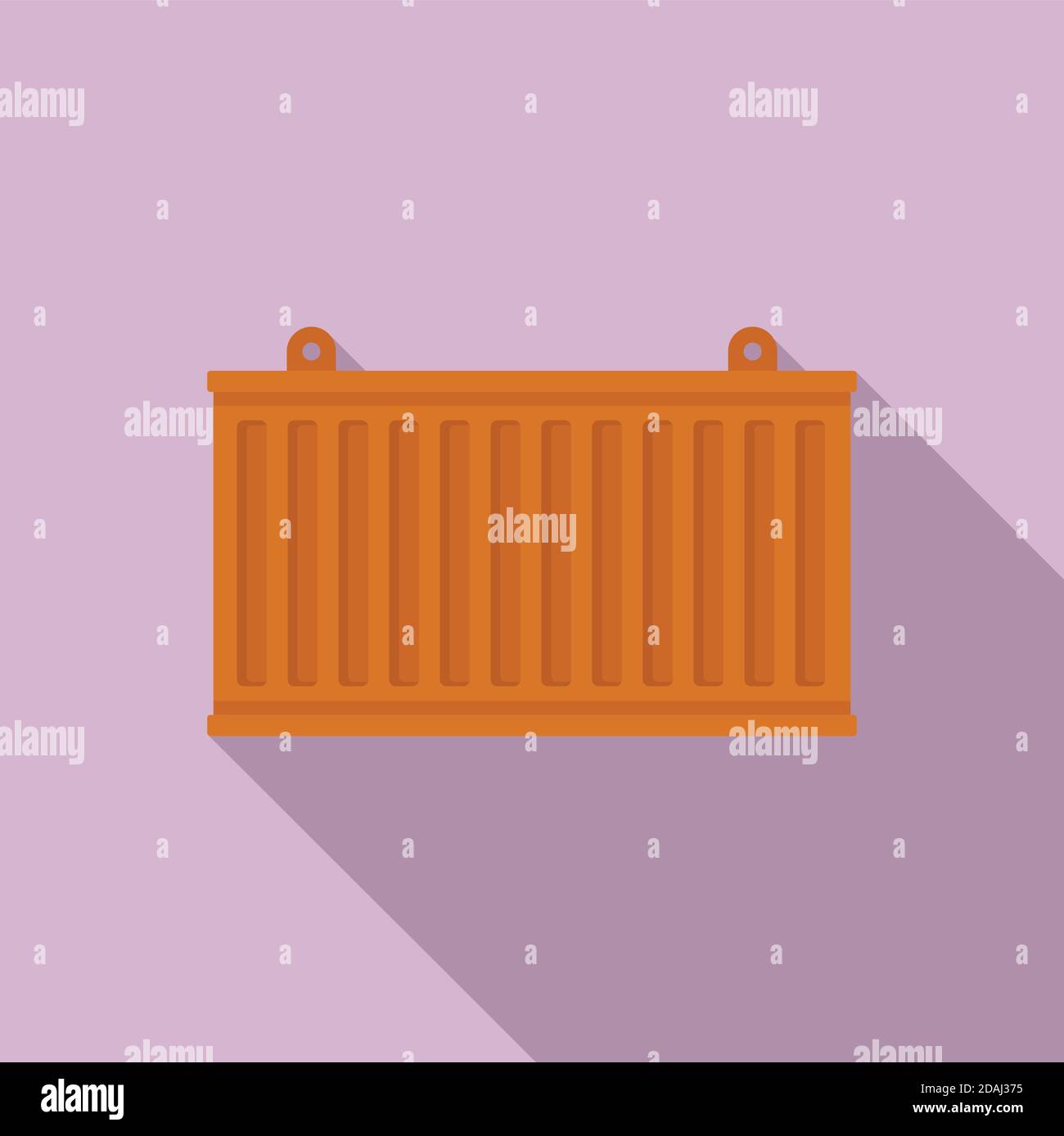 Storage cargo box icon, flat style Stock Vector Image & Art - Alamy