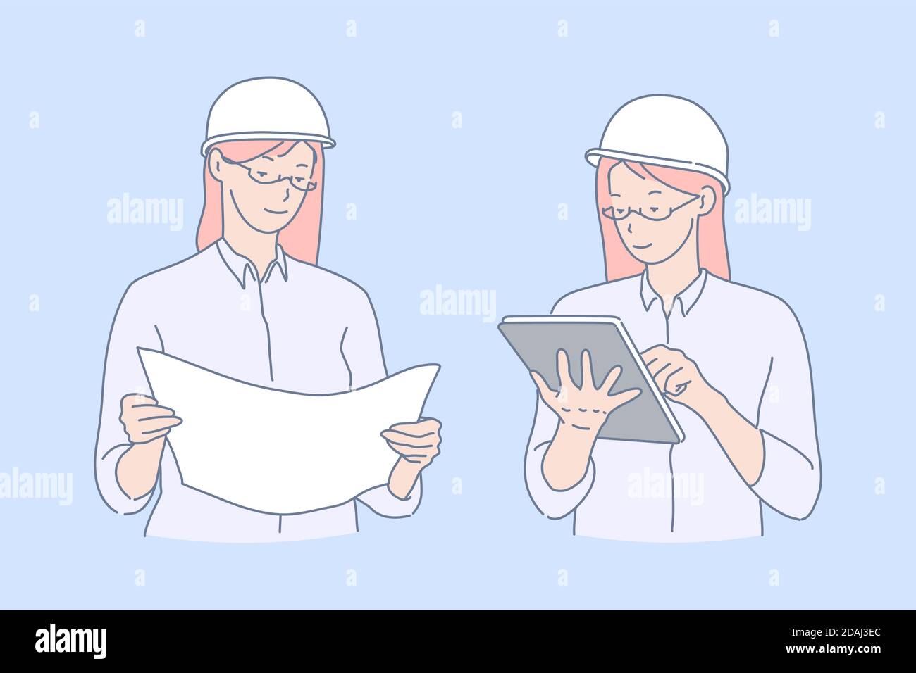 Architect, designer, engineer concept Stock Vector Image & Art - Alamy