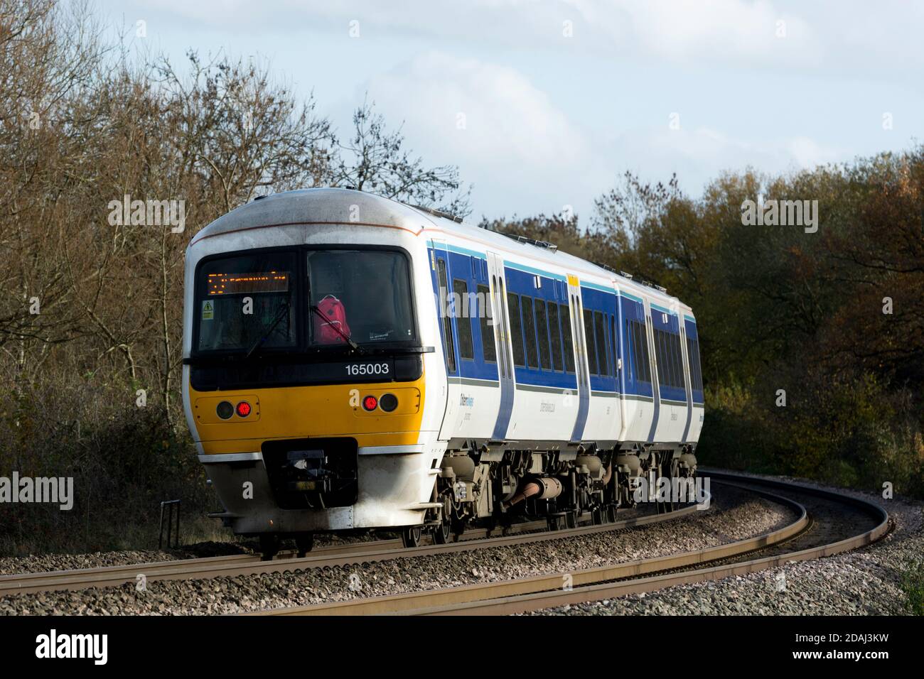 Train from behind hi-res stock photography and images - Alamy