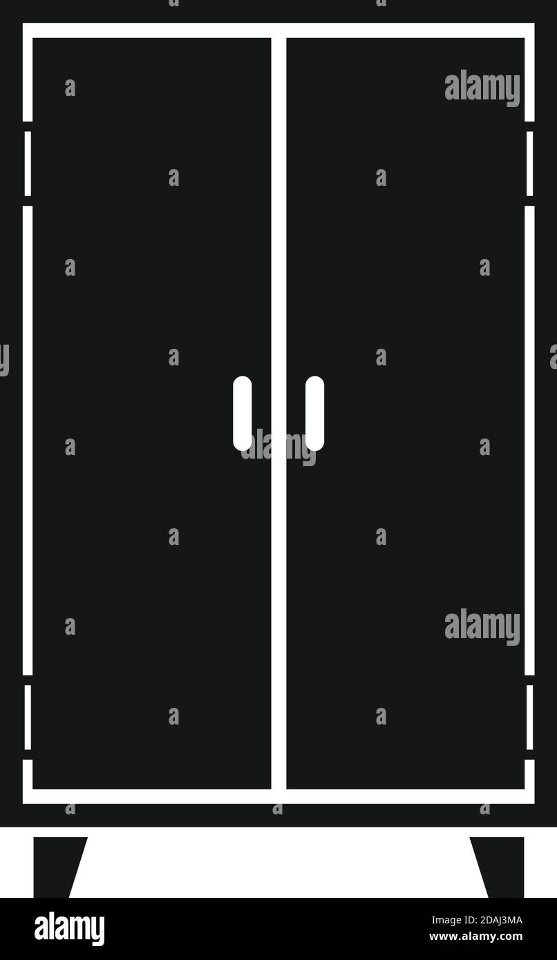 Storage wardrobe icon, simple style Stock Vector Image & Art - Alamy