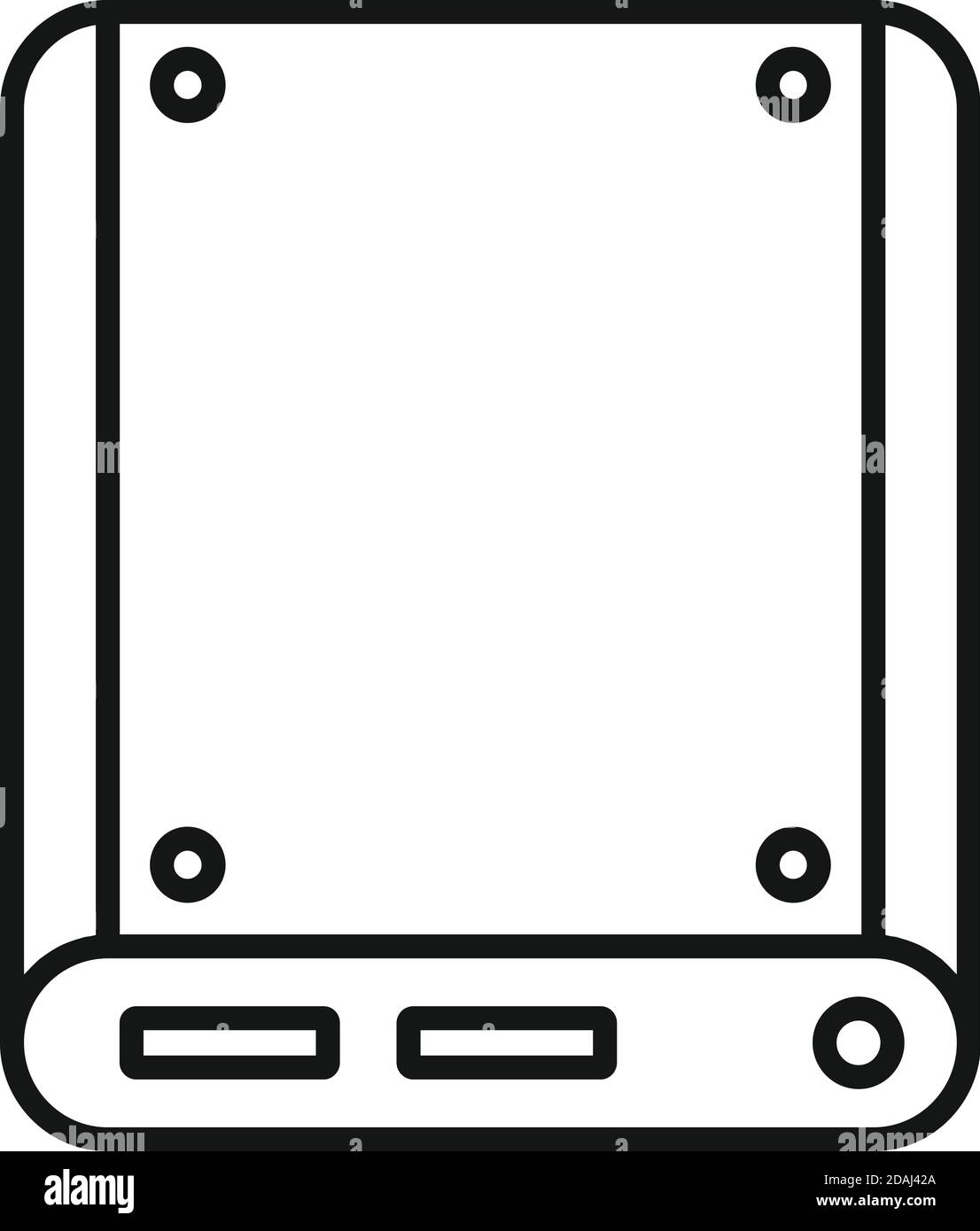 Storage ssd icon, outline style Stock Vector Image & Art - Alamy