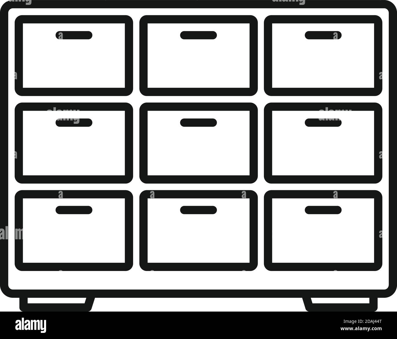 Storage bank boxes icon, outline style Stock Vector Image & Art - Alamy