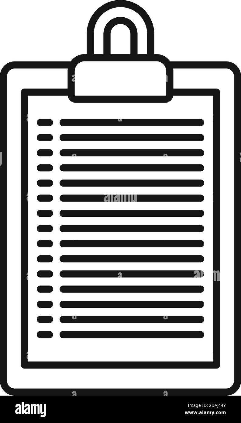 White line search package icon Cut Out Stock Images & Pictures - Alamy
