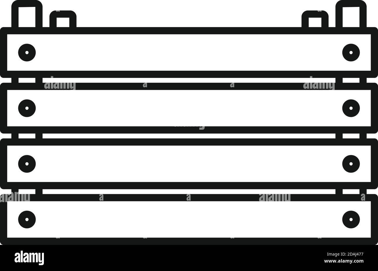 Storage wood box icon, outline style Stock Vector Image & Art - Alamy