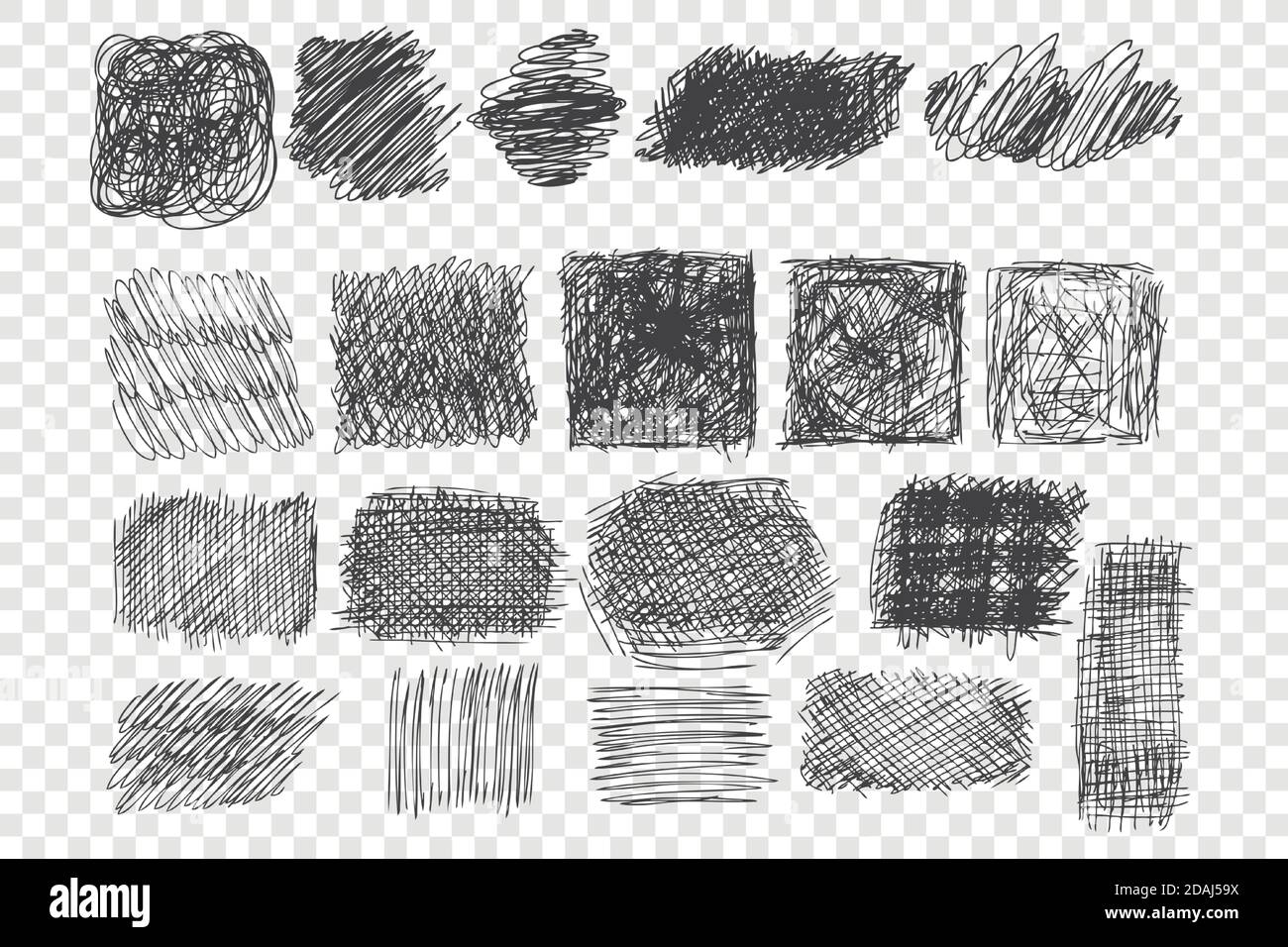 Types of pen hatching set Stock Vector Image & Art - Alamy