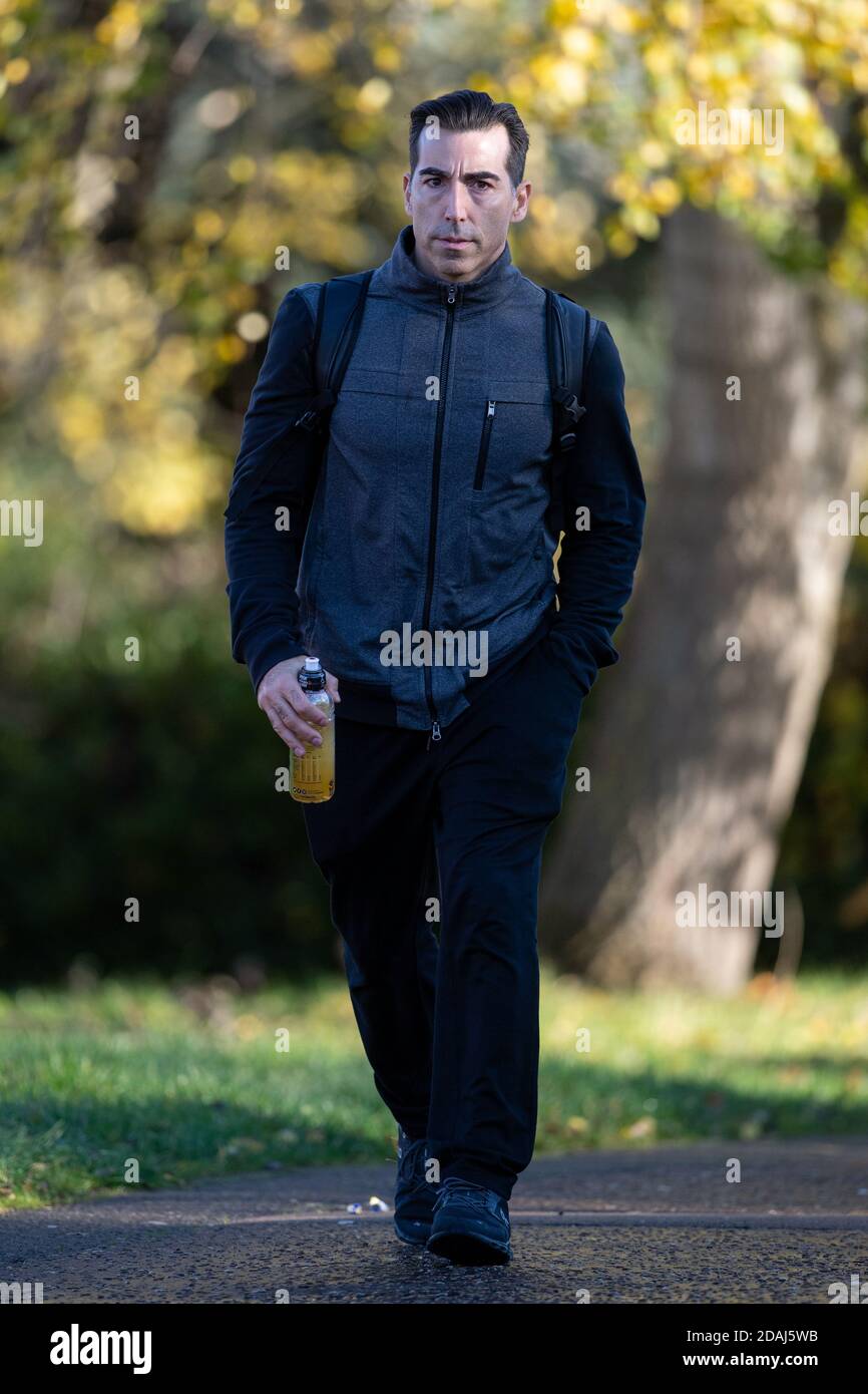 Professional skater Andy Buchanan arrives at Planet Ice in Peterborough ...