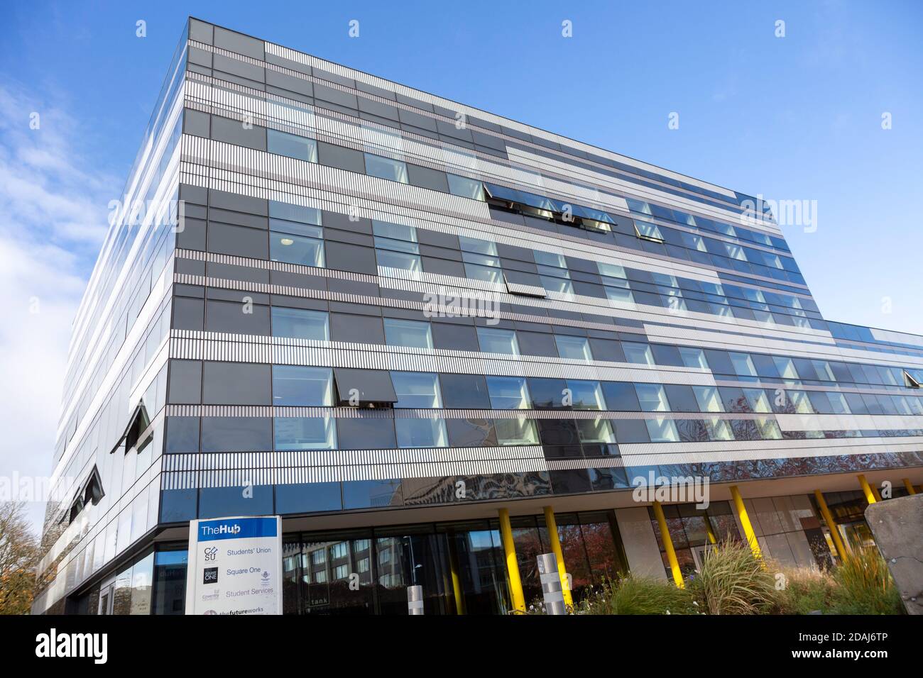 The Hub building part University of Coventry in the city centre ...
