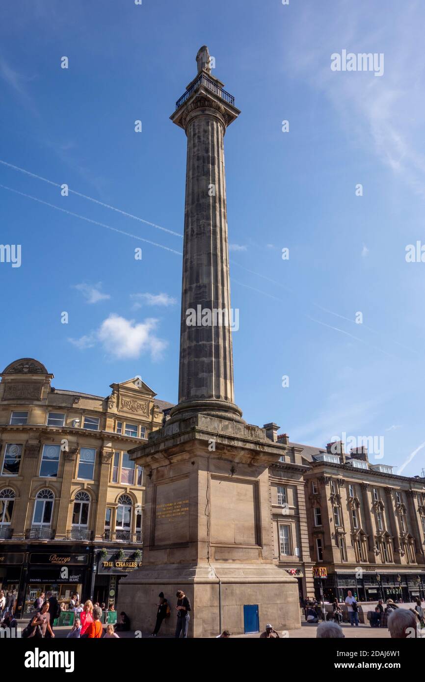 Grey's Monument, Column Monument to the 2nd Earl Grey, Newcastle upon ...