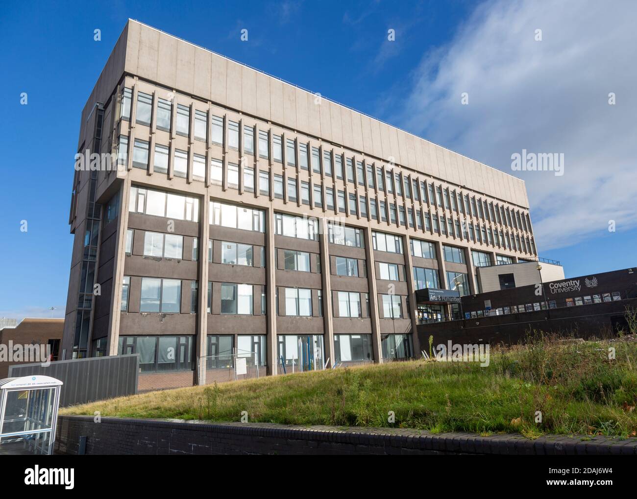 Arts and Humanities building part University of Coventry, in the city ...