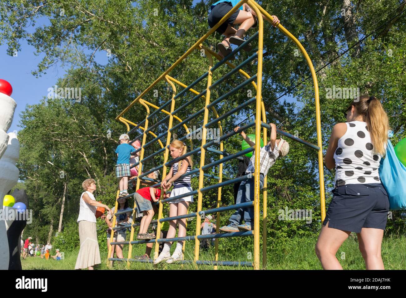 Child playground slide stairs hi-res stock photography and images - Alamy