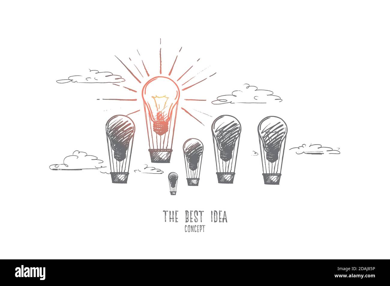 The Best Idea Concept Hand Drawn Isolated Vector Stock Vector Image the-best-idea-concept-hand-drawn-isolated-vector-stock-vector-image