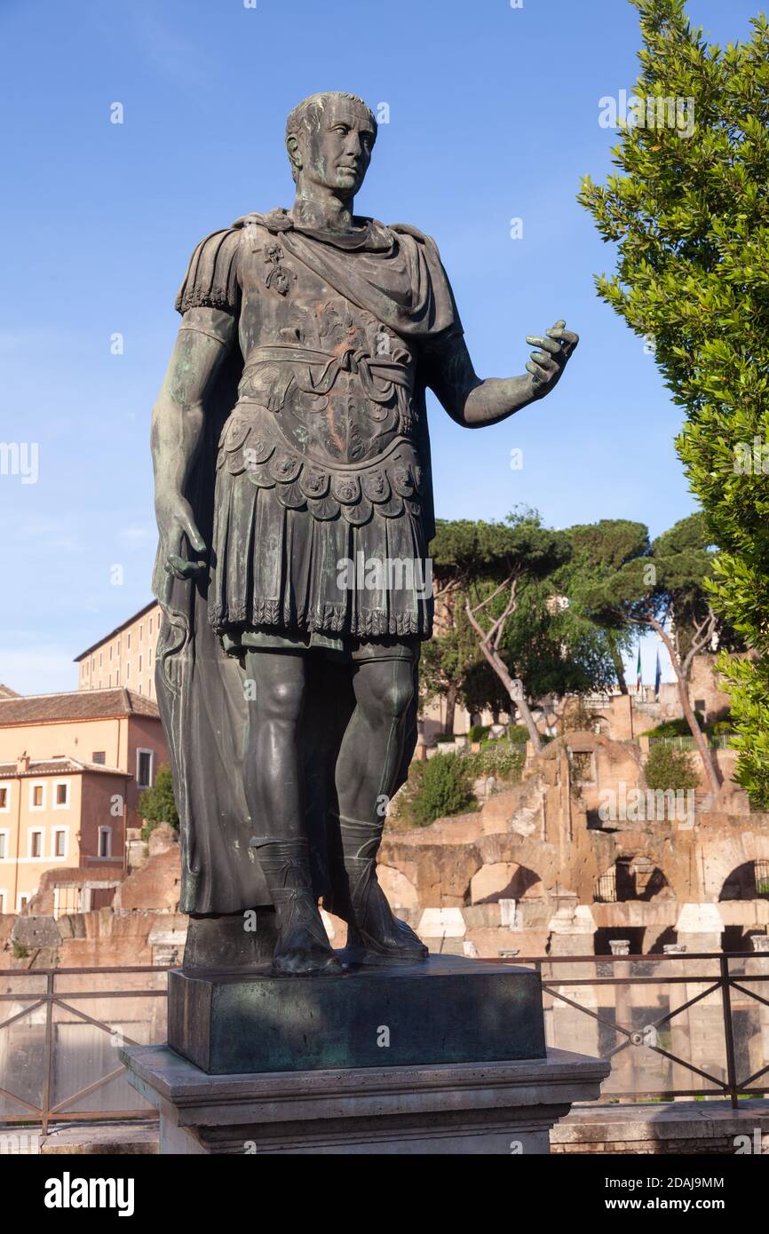 Julius Caesar Full Body Statue Caesar Augustus Bust | Haddonstone