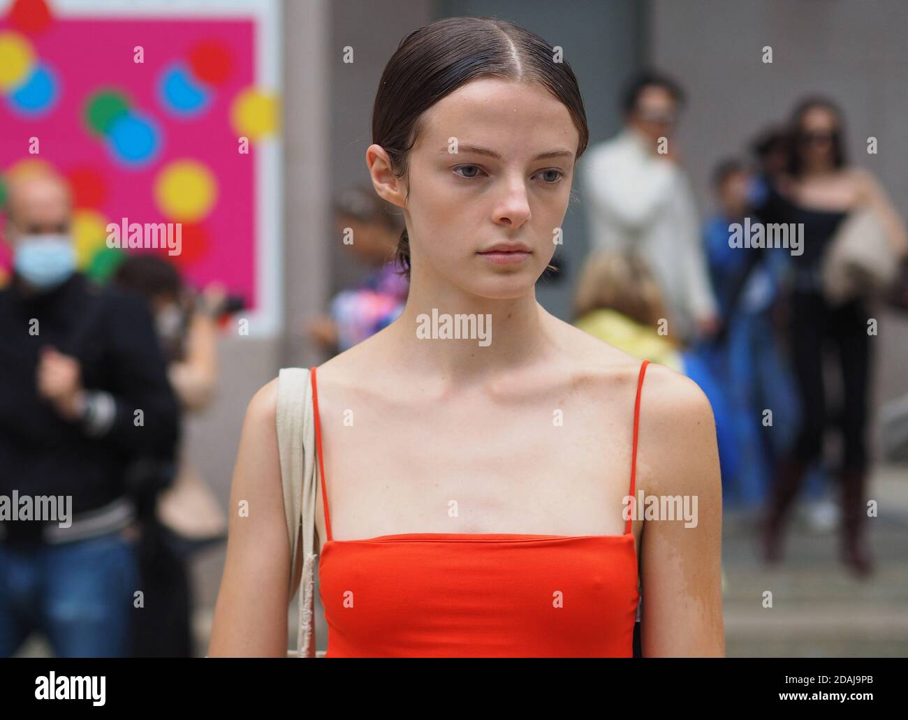 Model street style outfit after Sportmax Fashion Show during Milan ...
