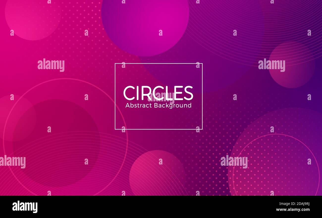 Circle abstract vector banner design. Circles abstract presentation ...