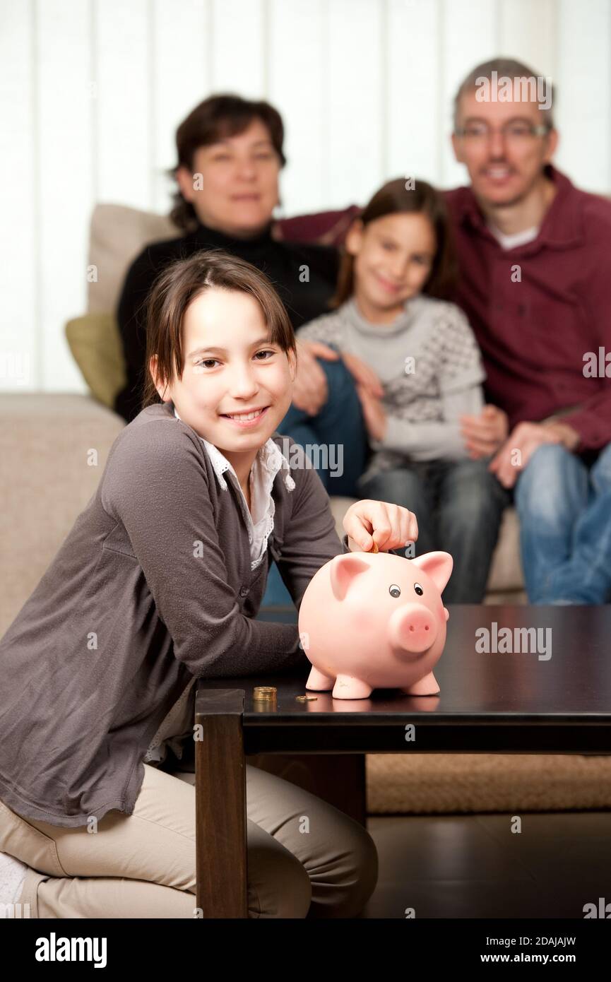 Parents money teenager hi-res stock photography and images - Alamy
