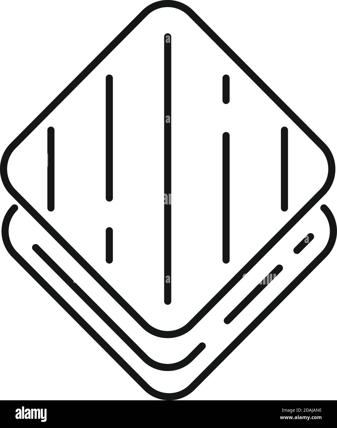 Sandwich bar icon, outline style Stock Vector Image & Art - Alamy