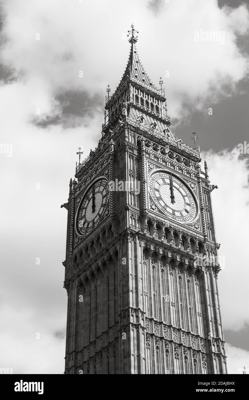 Big Ben, London, UK. A view of the popular London landmark, the clock ...