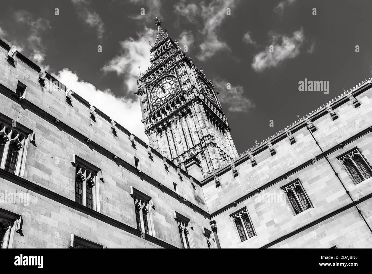 Big Ben, London, UK. A view of the popular London landmark, the clock ...