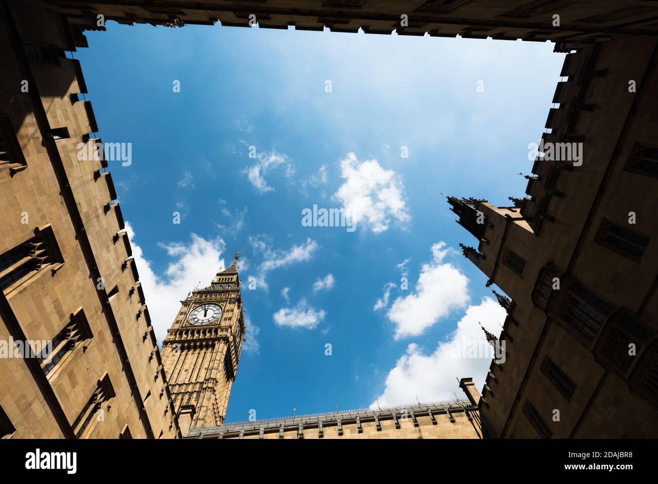 Big Ben, London, UK. A view of the popular London landmark, the clock ...
