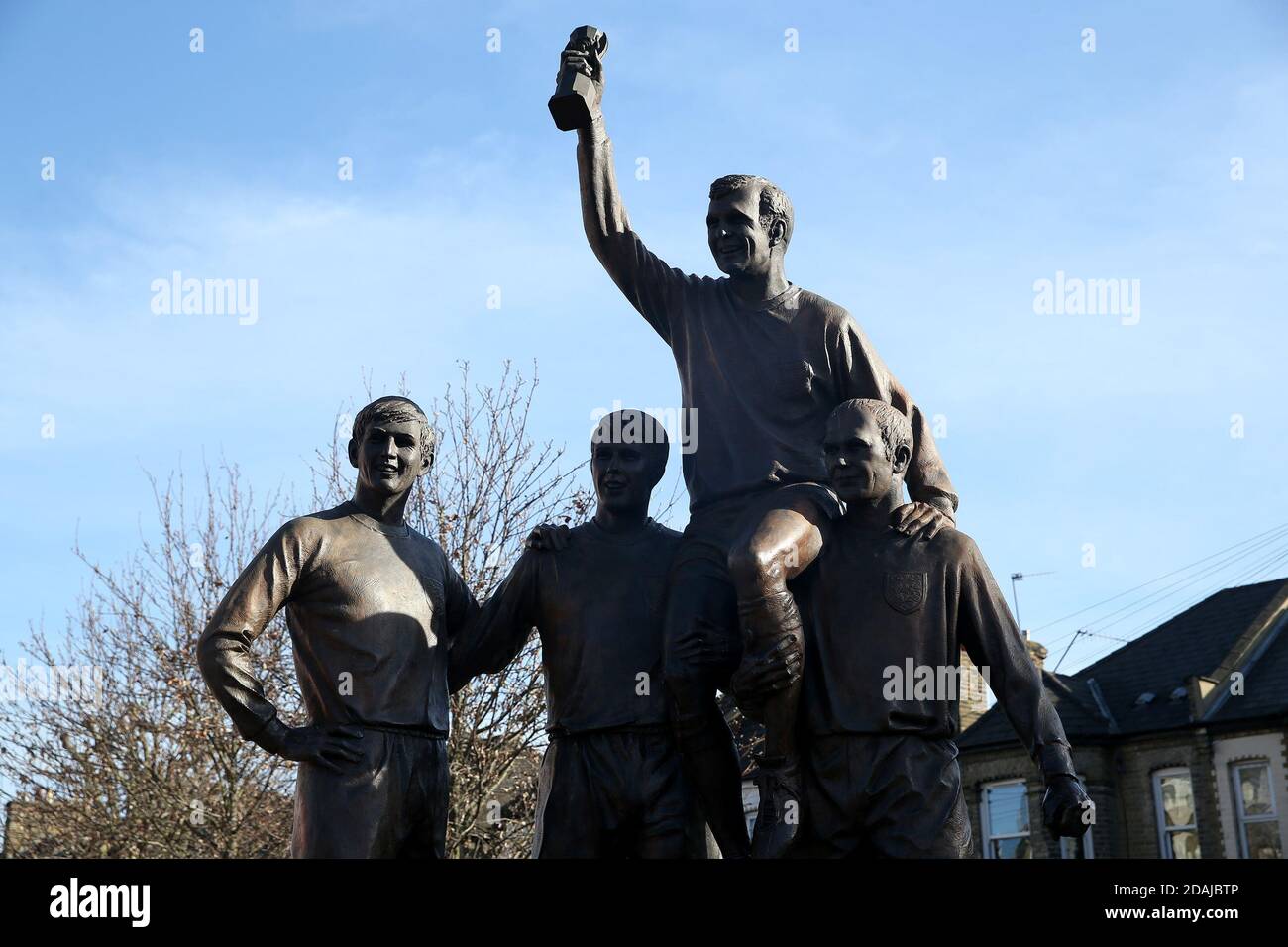 File photo dated 20-04-2016 of a statue outside Upton Park featuring ...