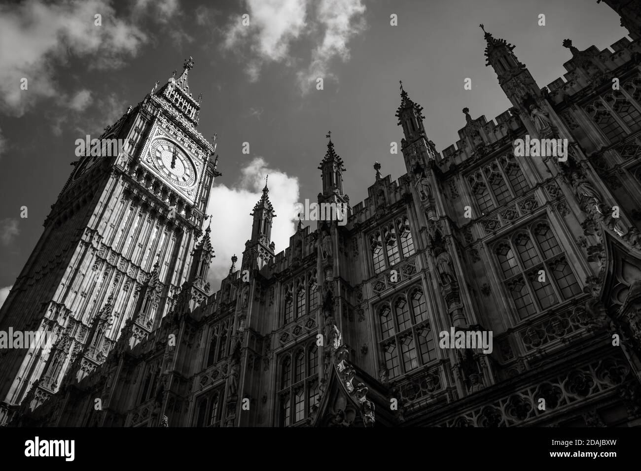 Big Ben, London, UK. A view of the popular London landmark, the clock ...