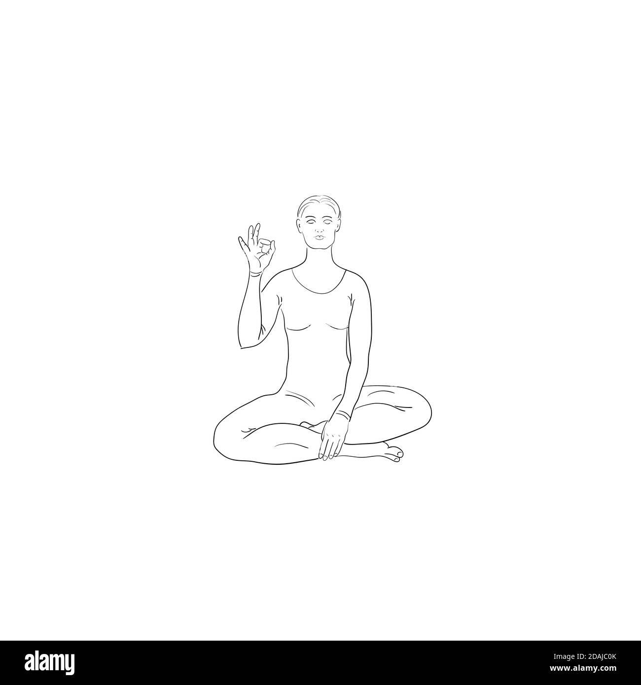 Om pose Stock Vector Images - Alamy