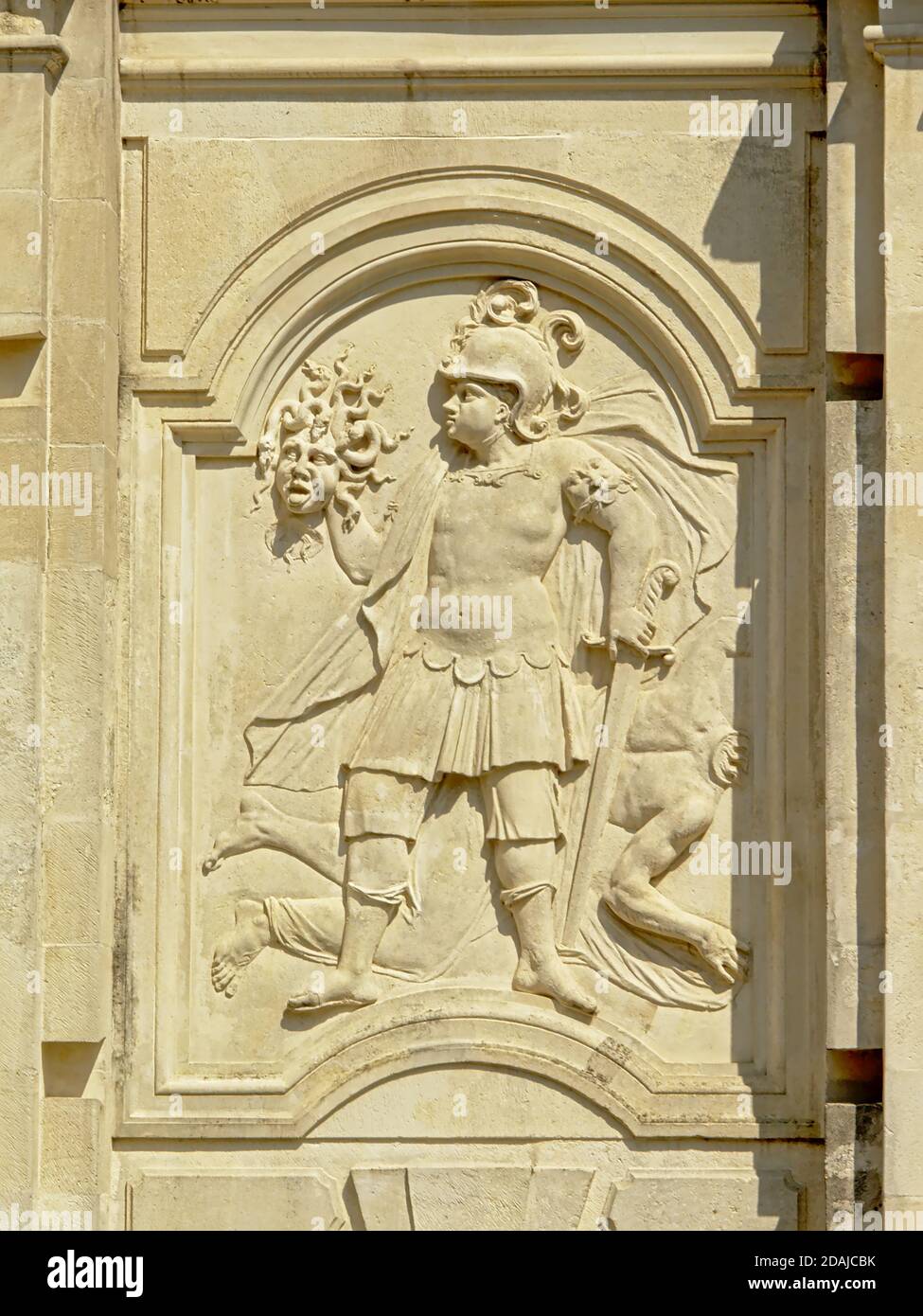 Perseus sculpture soldier statue sword history hi-res stock photography ...