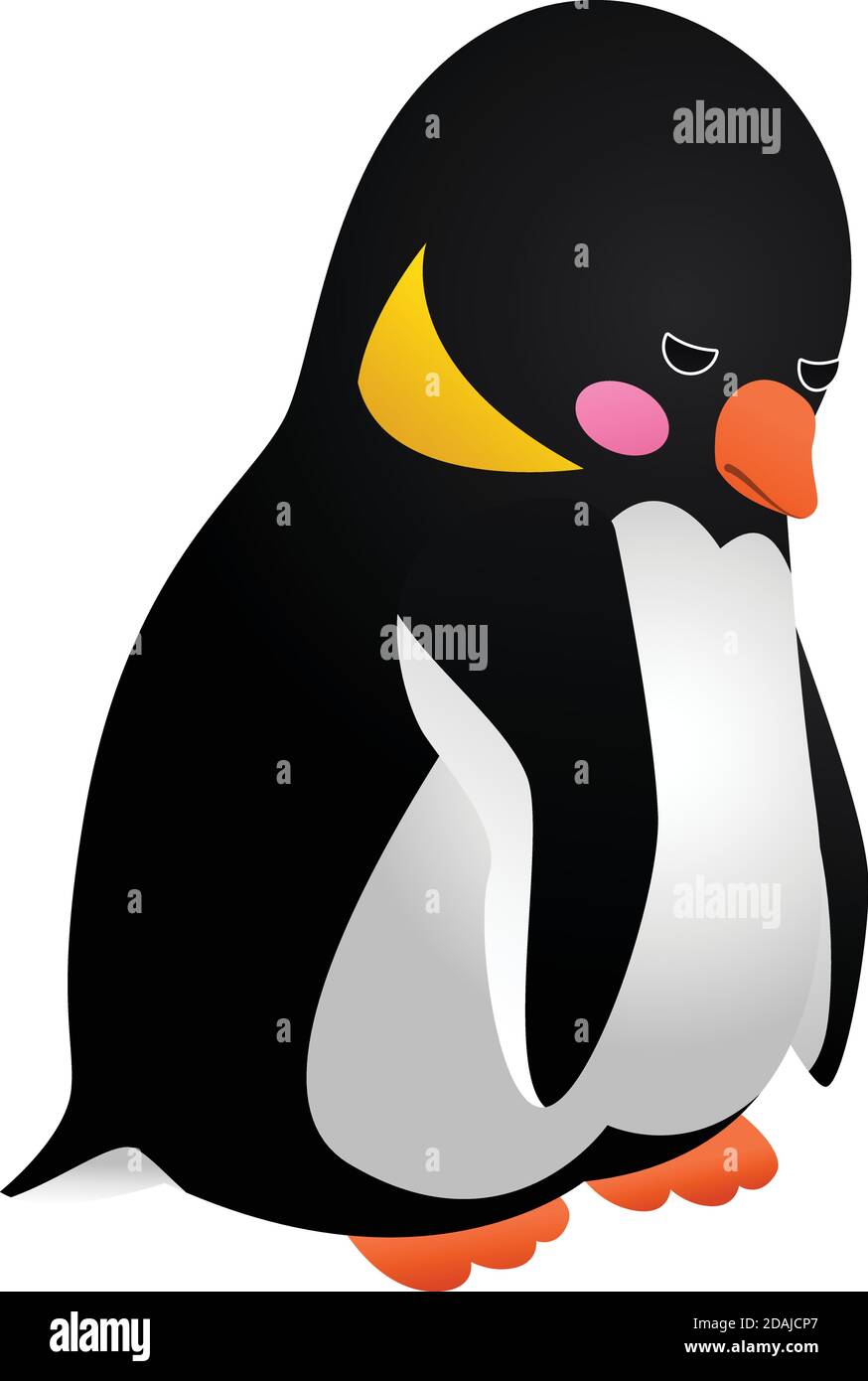 Sad penguin icon, cartoon style Stock Vector Image & Art - Alamy
