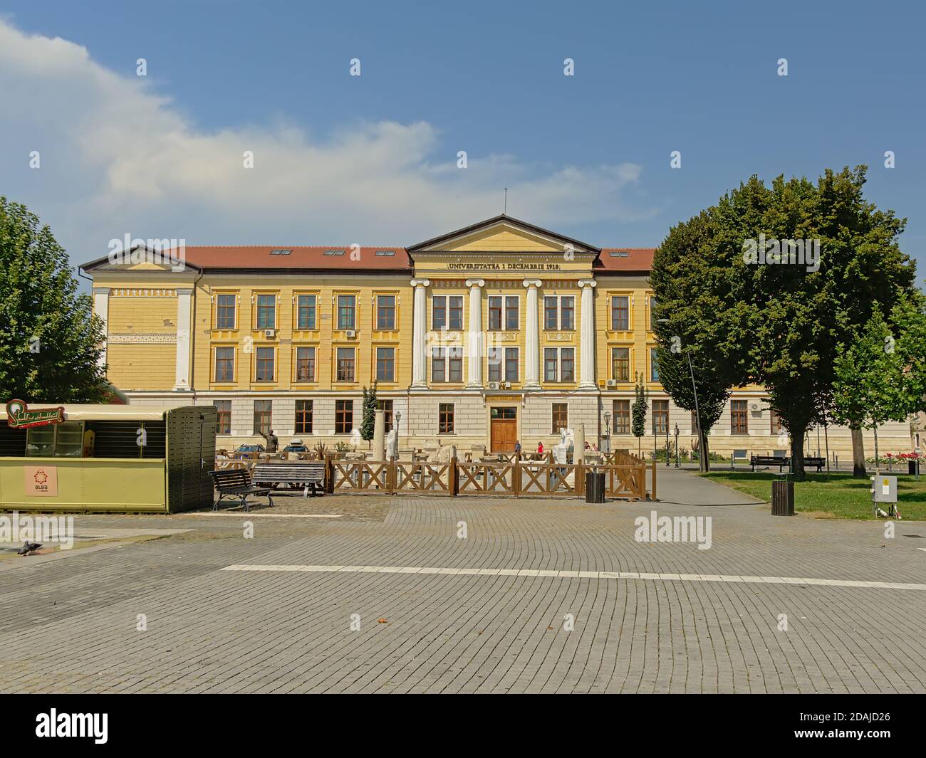 Building of the `1 Decembrie 1918` University, Alba Iulia, Transylvania ...